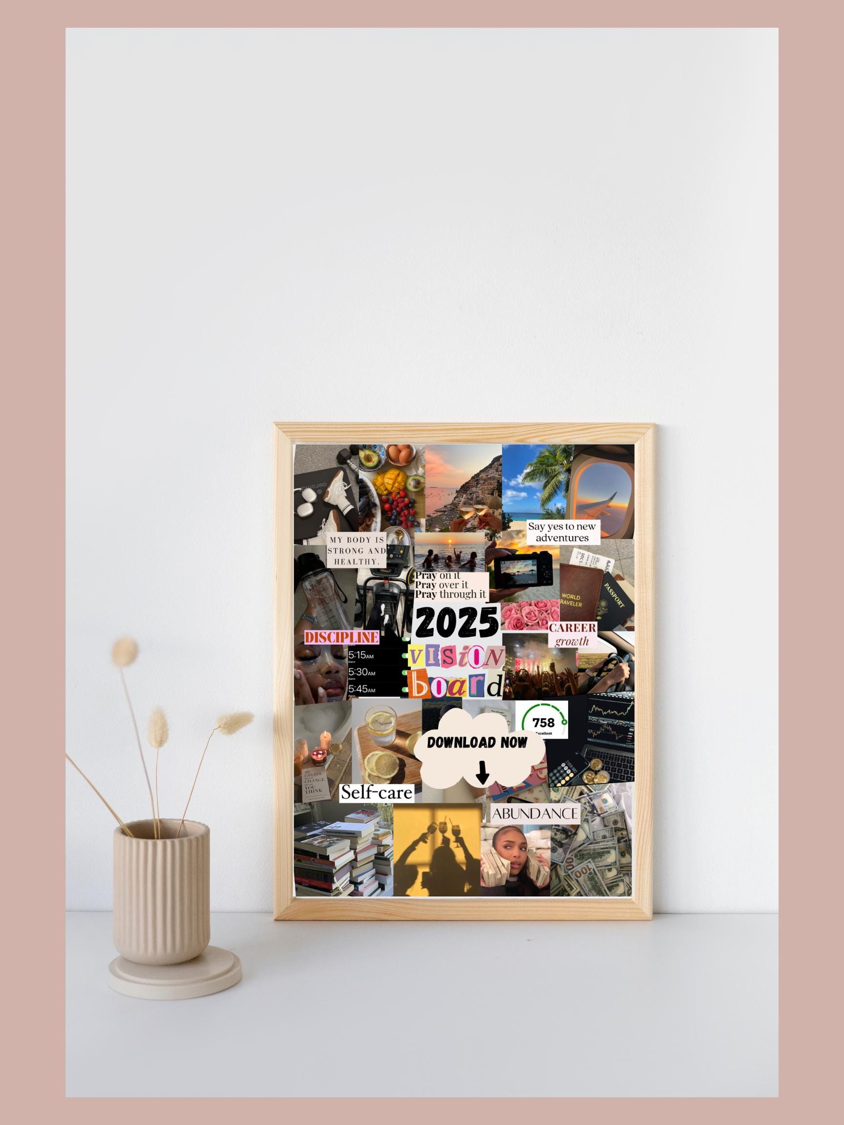 2025 Personalized Vision Board - Digital Download - Etsy