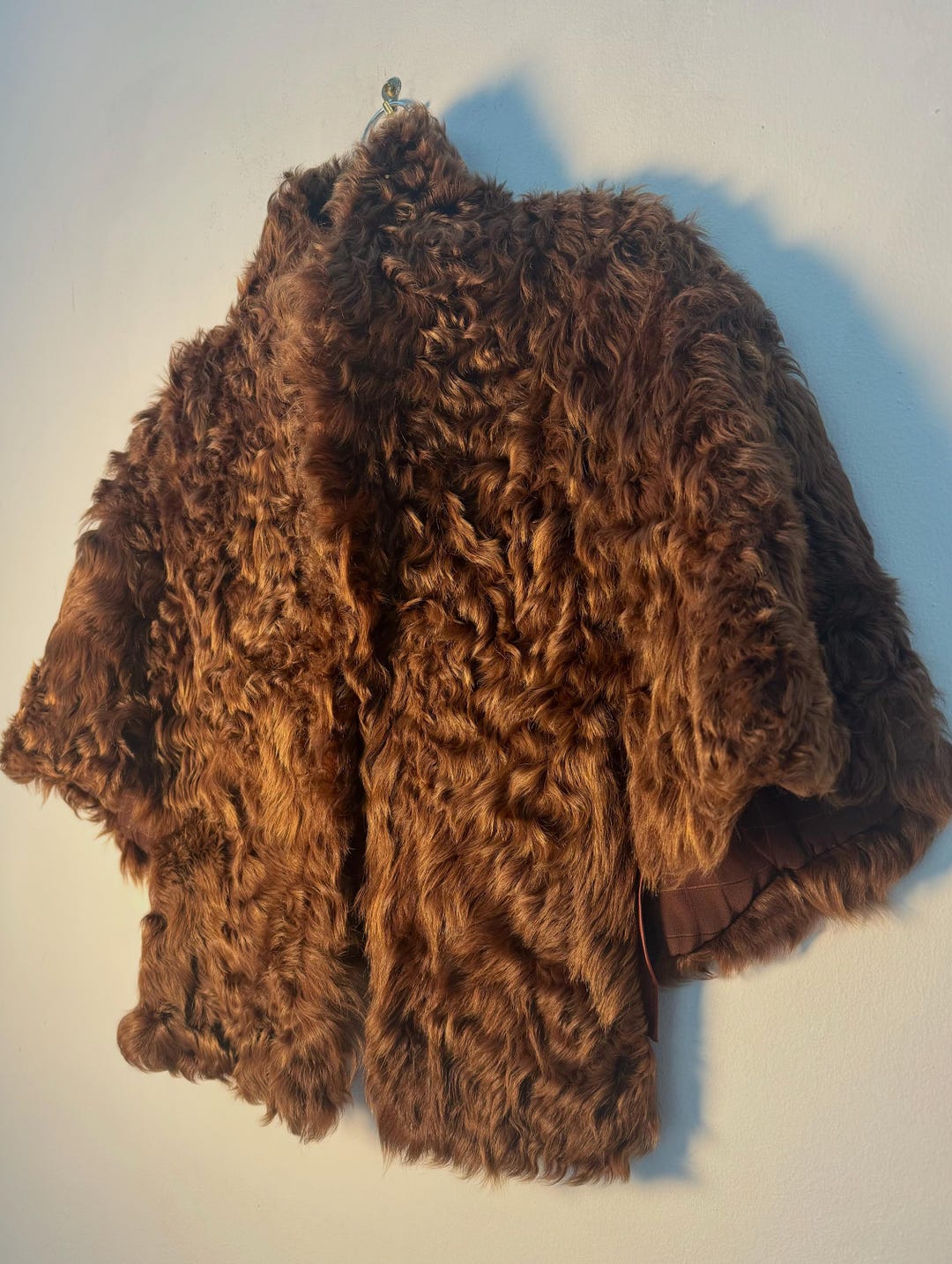 Vintage Tibetan Goat Fur Cape - Etsy