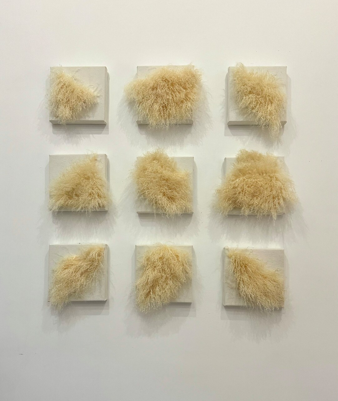 Furry Matters (2023) Hand Made Fur Wall Sculpture, Wall Hanging ...