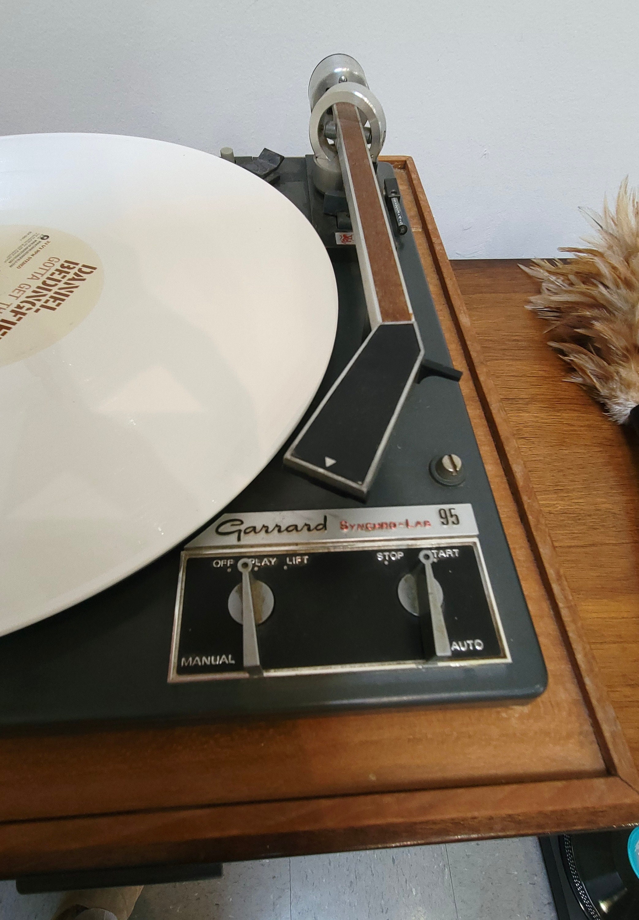 Vintage Garrard SL 95 3 Speed Idler-drive Turntable Record Player Wood ...