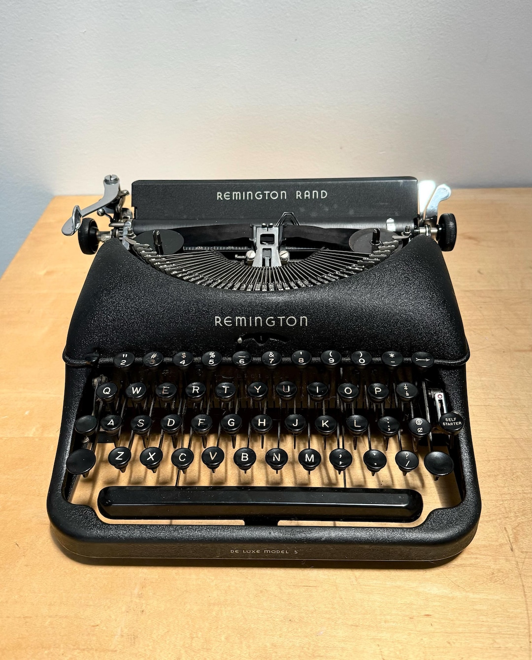 Vintage Remington Rand Typewriter, Model 5, 1947 - Etsy