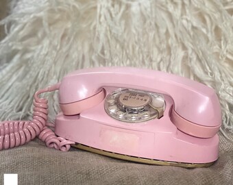 1969 Pink Princess Phone - Etsy