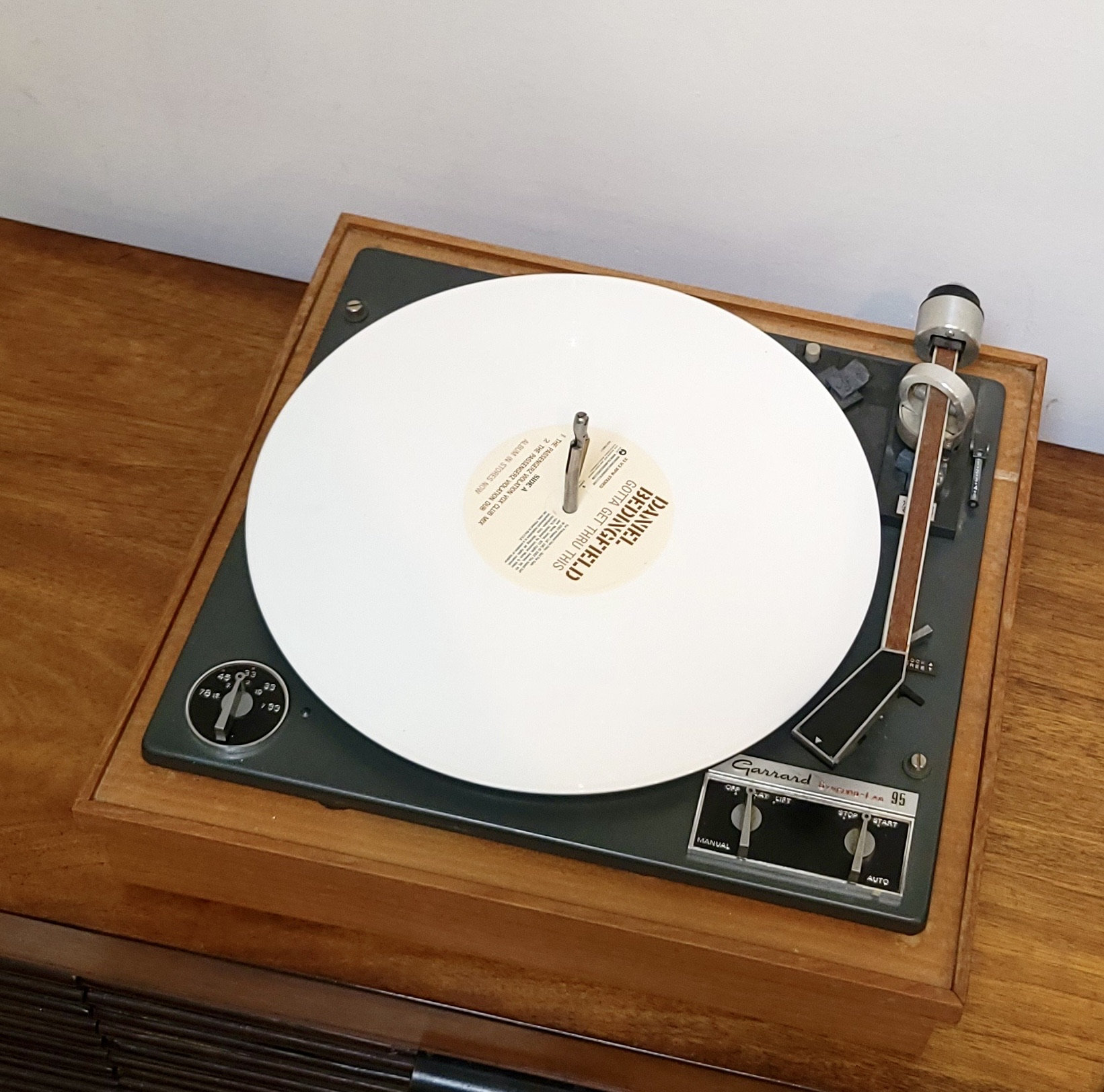 Vintage Garrard SL 95 3 Speed Idler-drive Turntable Record Player Wood ...