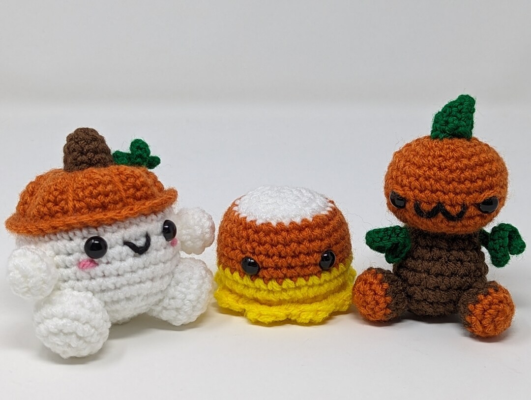 Limited Edition Crochet Halloween and Fall Plushies - Etsy