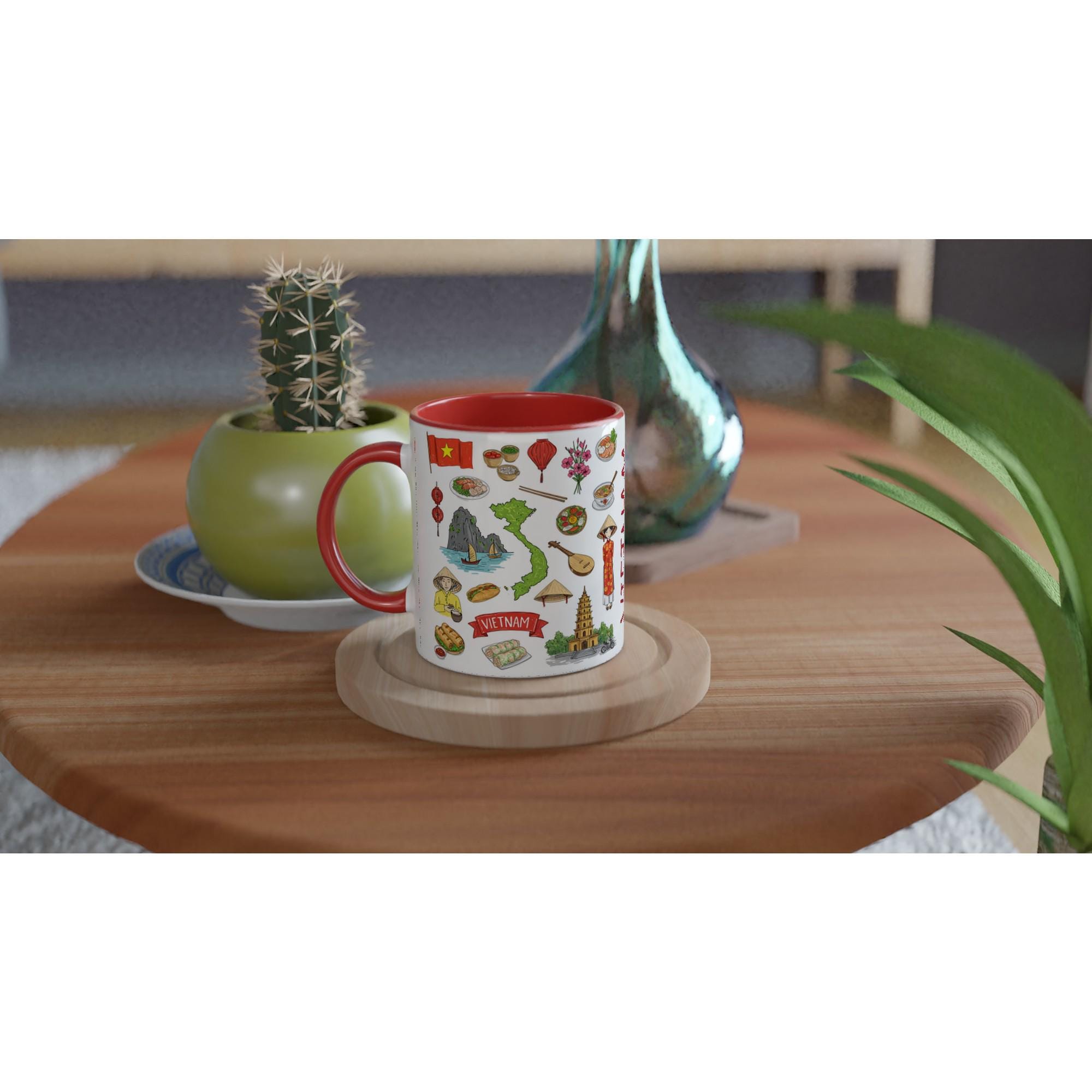 Vietnam Mug | Two-tone Ceramic Travel Mug | 11oz 325ml | Starbucks ...