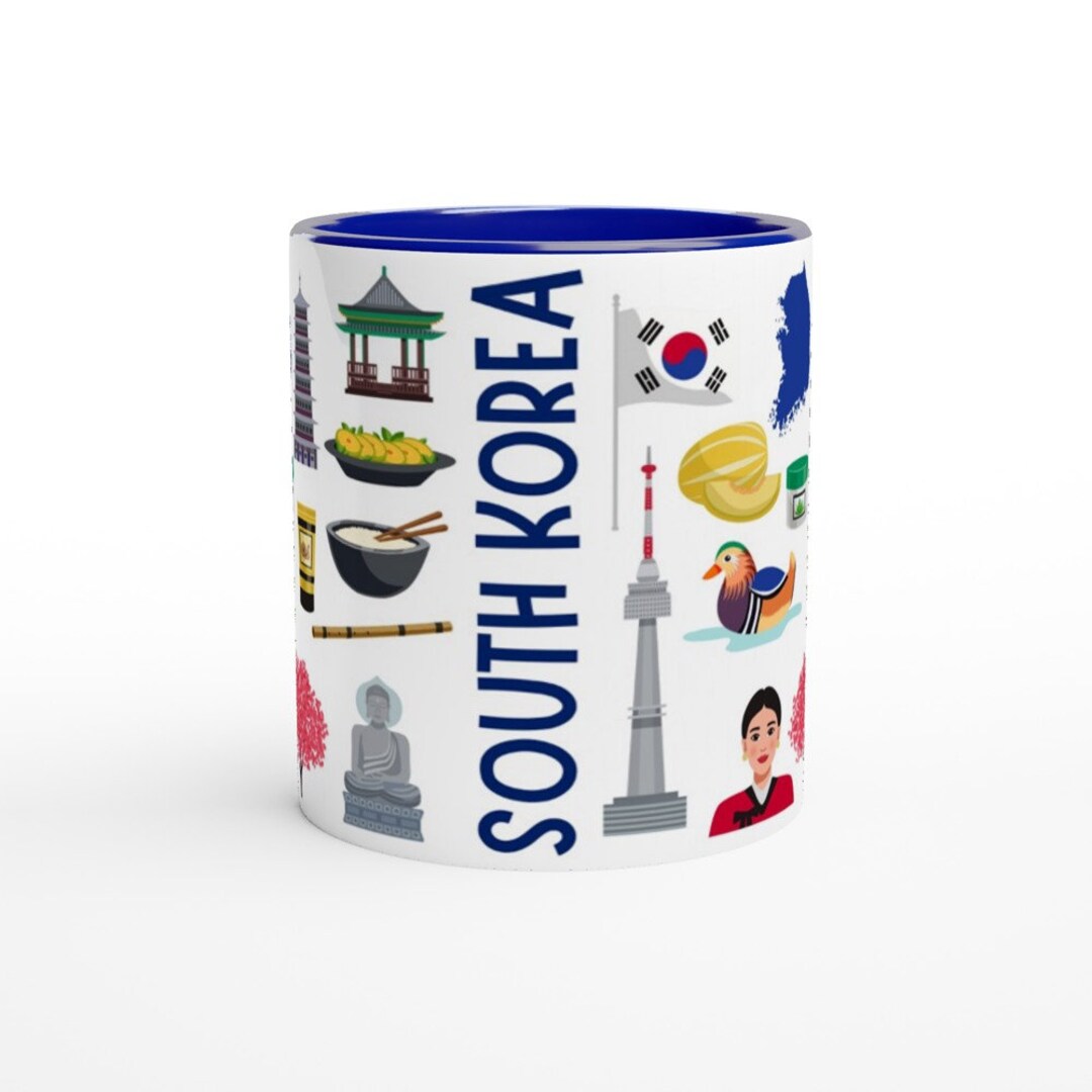 South Korea Mug Two-tone Ceramic Travel Mug 11oz 325ml Starbucks been ...