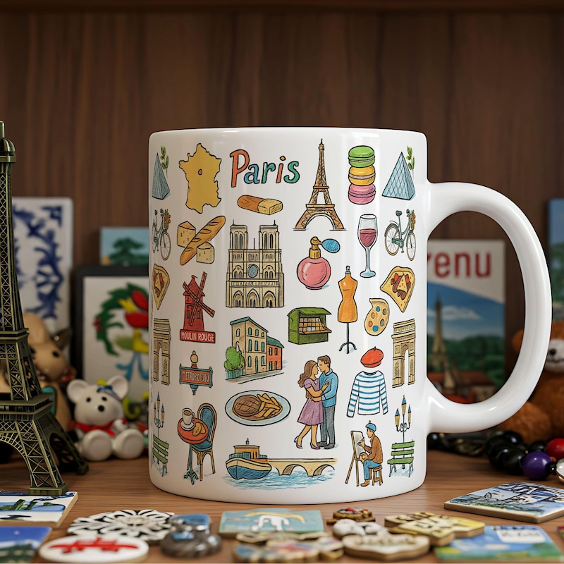 Paris Mug - Etsy