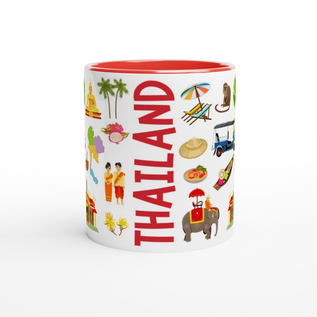 Thailand Mug | Two-tone Ceramic Travel Mug | 11oz 325ml | Starbucks ...