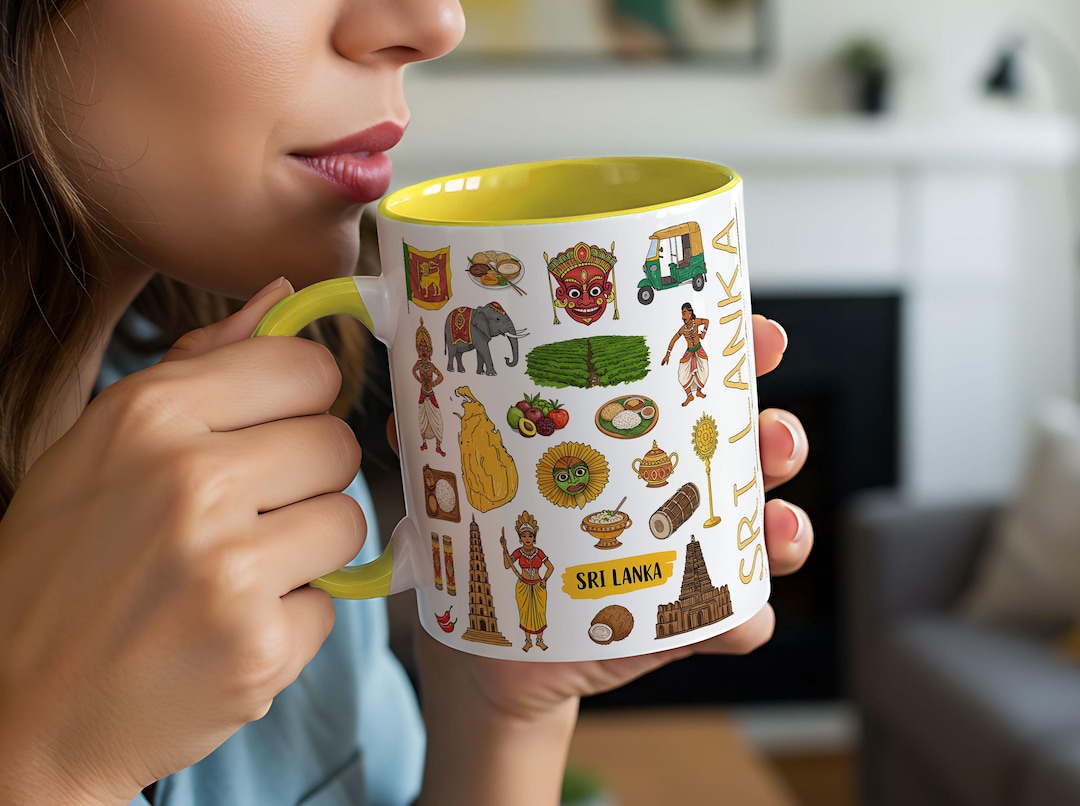 Sri Lanka Mug | Two-tone Ceramic Travel Mug | 11oz 325ml | Starbucks ...