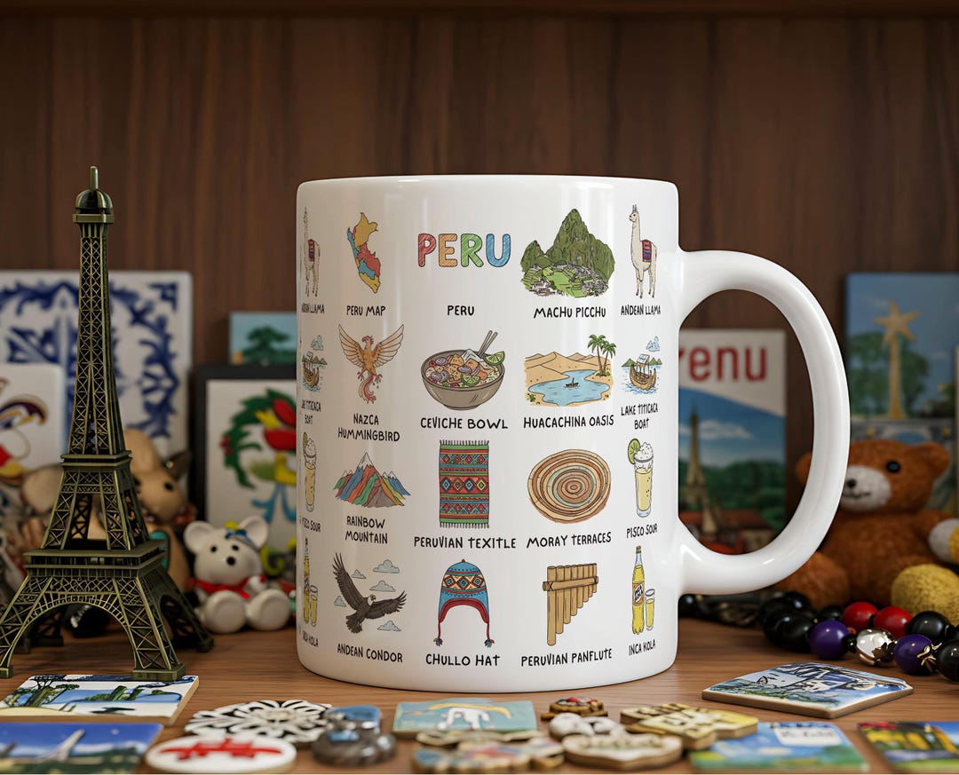Peru Souvenir Icon Mug | Ceramic Travel Mug | 11oz 325ml | Starbucks ...