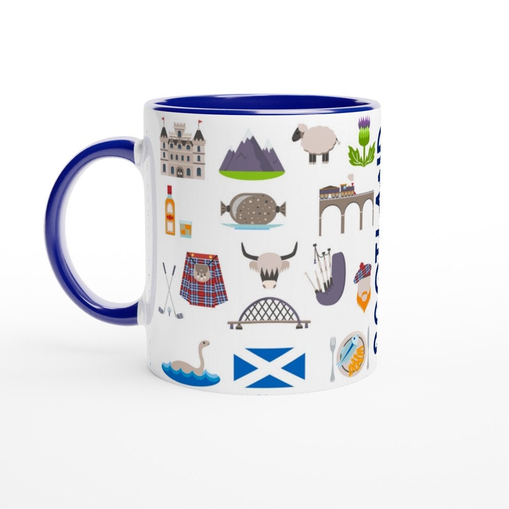 Scotland Mug Two-tone Ceramic Travel Mug 11oz 325ml Starbucks been ...