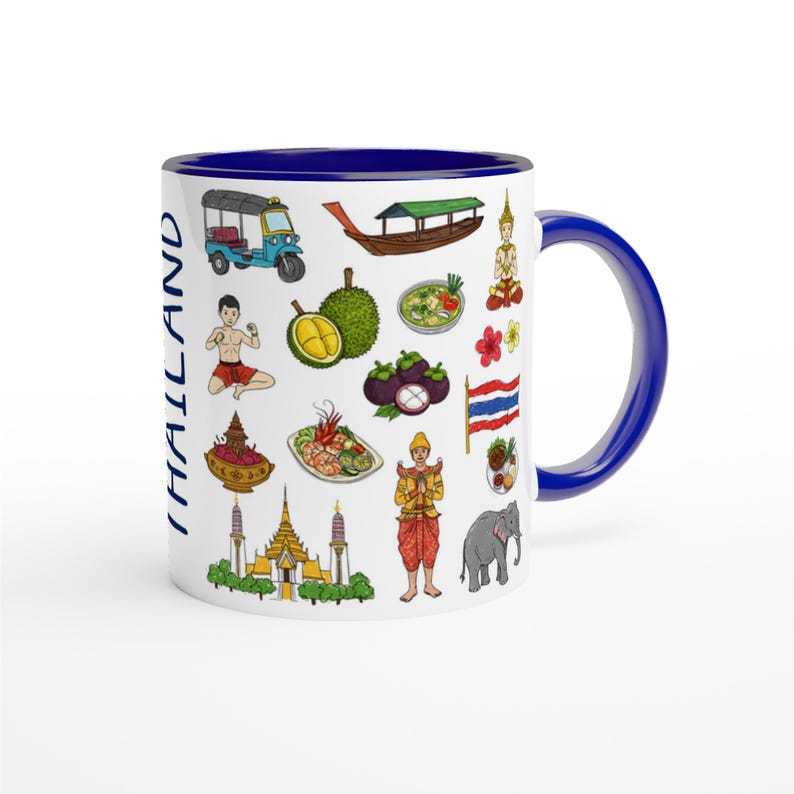Thailand Mug | Two-tone Ceramic Travel Mug | 11oz 325ml | Starbucks ...