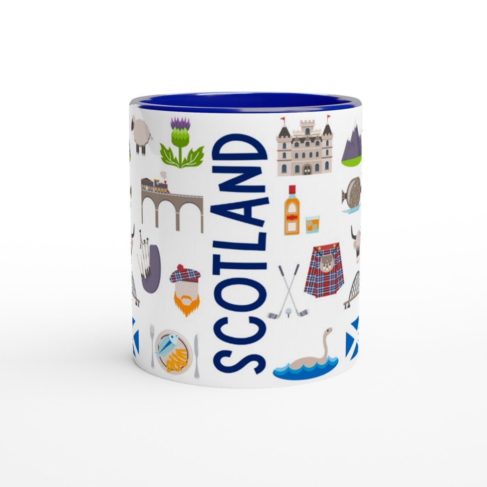 Scotland Mug Two-tone Ceramic Travel Mug 11oz 325ml Starbucks been ...