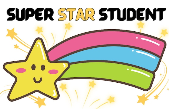 Super Star Student Clipart