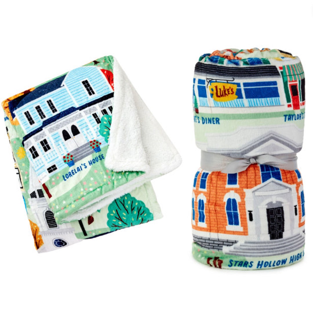 Gilmore Girls Stars Hollow Map Blanket 50x60 50x60 - Etsy