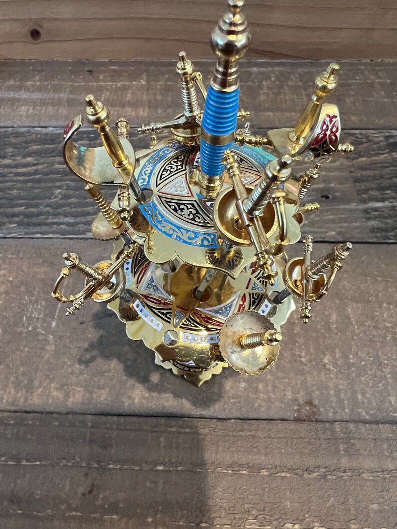 Vintage Toledo Spanish Sword Cocktail Pick Set Blue Accents - Etsy