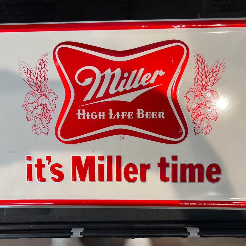 Large Vintage Beer Sign - Etsy