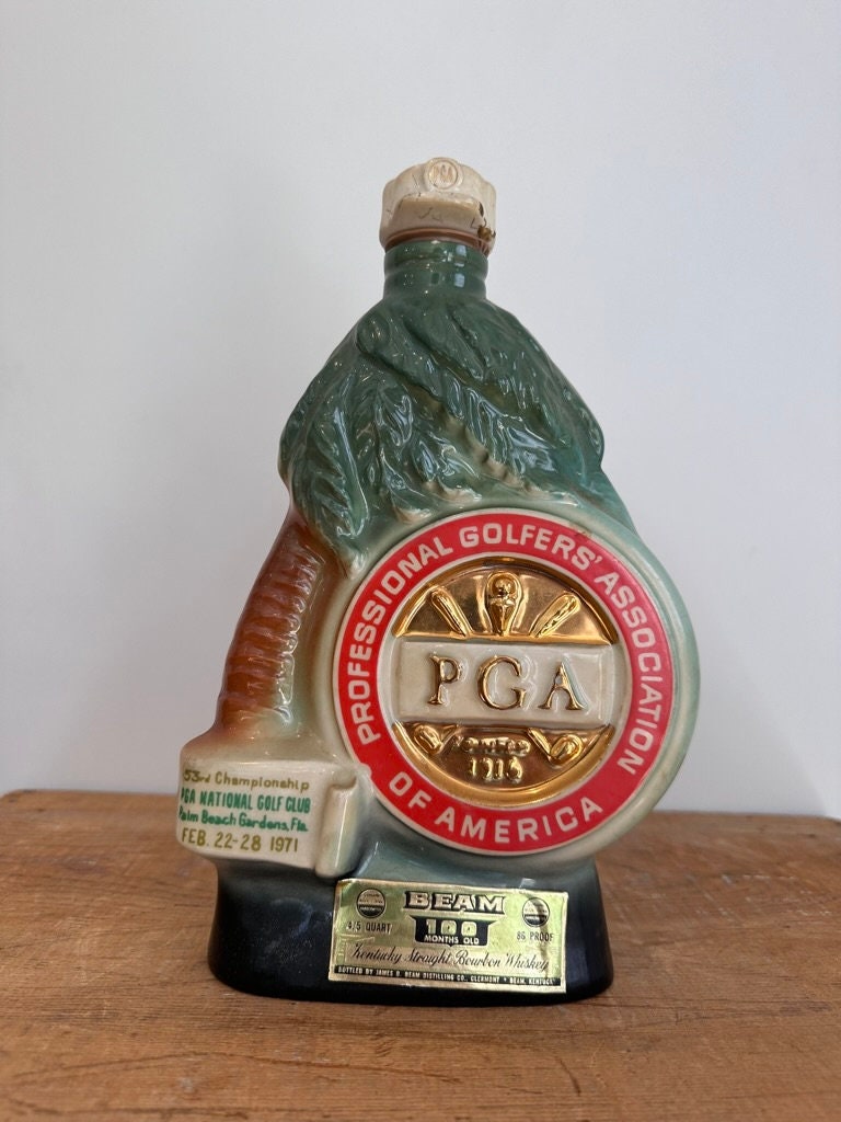 Jim Beam PGA Collectable Decanter - Etsy