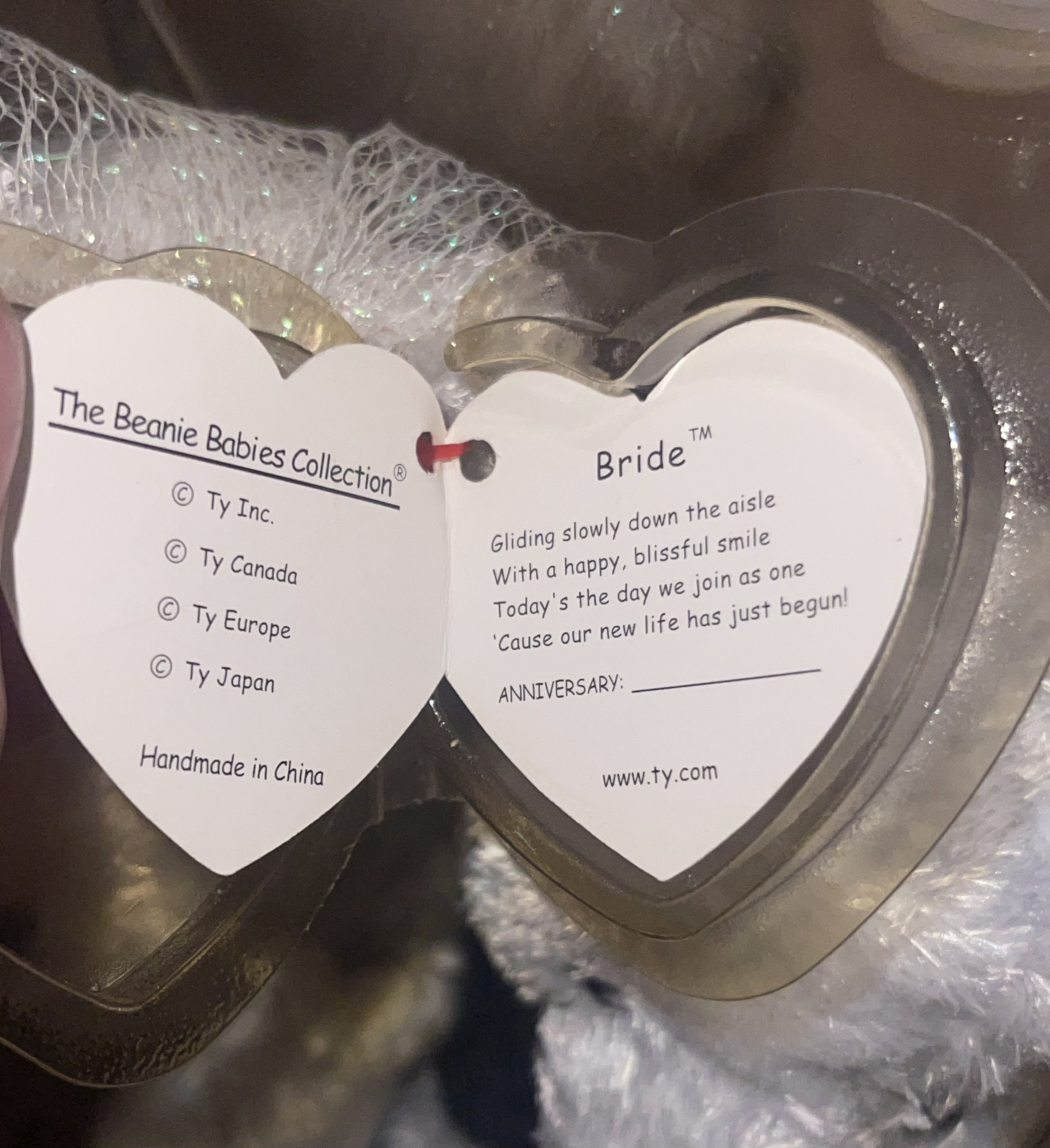 Bride & Groom TY Beanie Babies RARE - Etsy