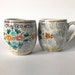 Hand Painted Vintage Italian Mugs, Italian Vintage, Pair of Tee Mugs - Etsy