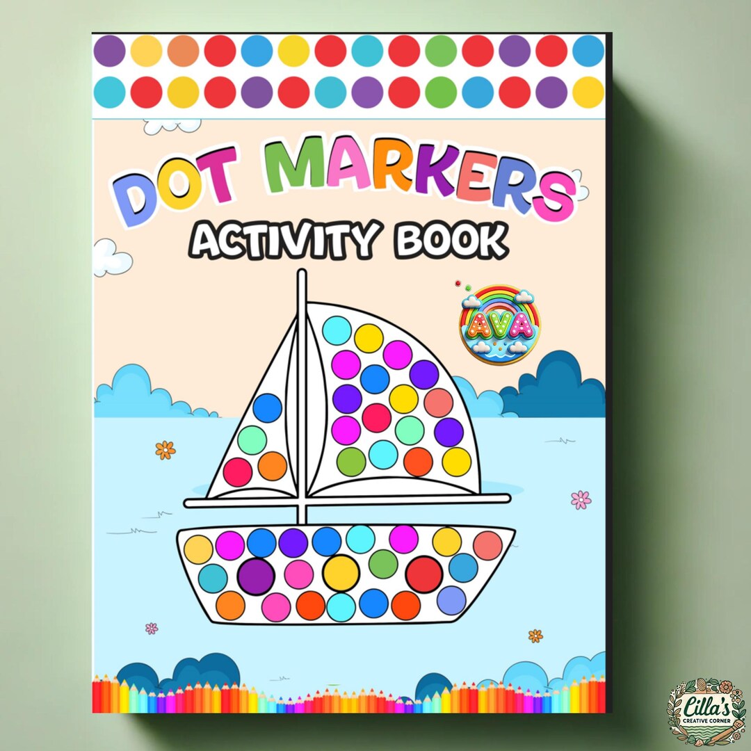 Personalized Dot Marker Things Activity Book for Kids – Printable PDF ...