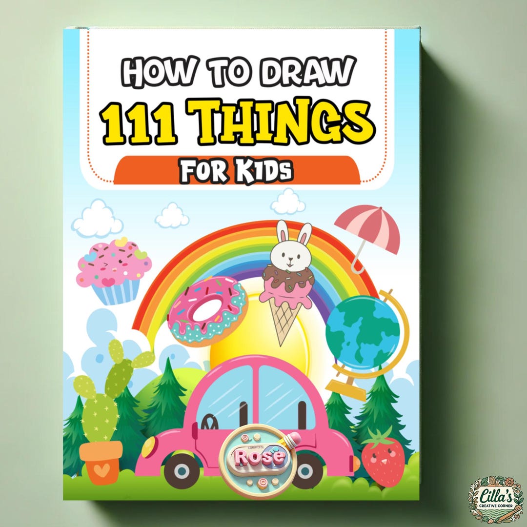 Personalized How to Draw Book for Kids | Step-by-step Drawing Guide ...