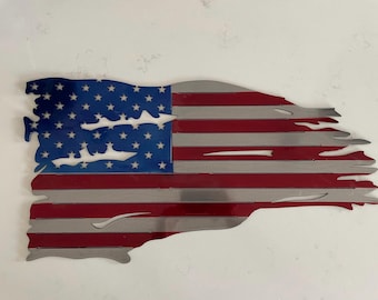 Metal American Flag - Etsy