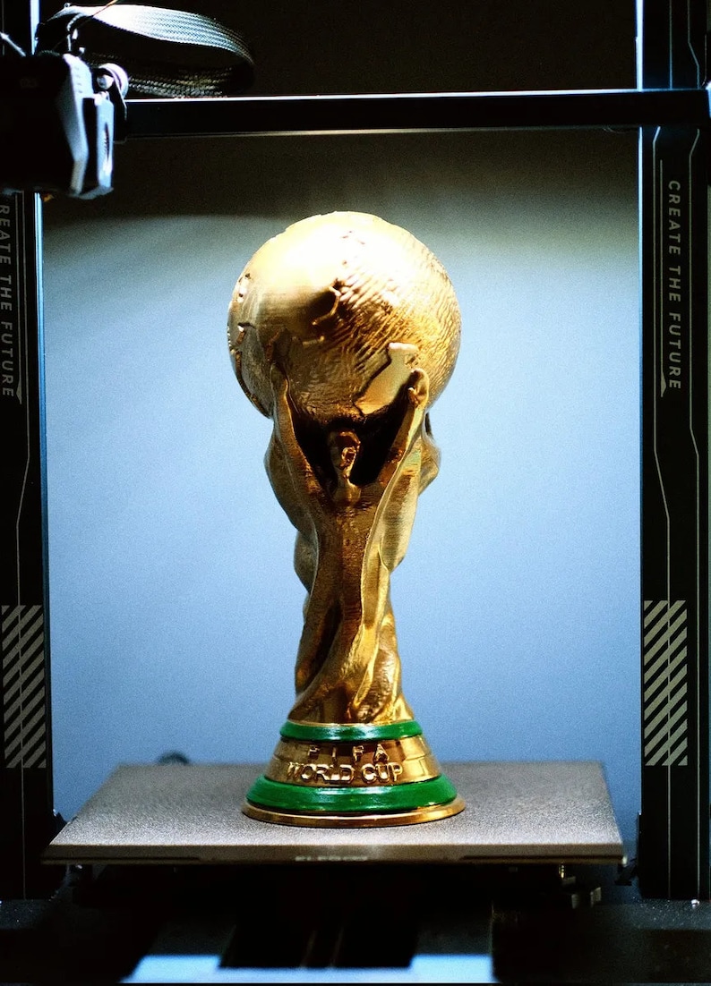 Unique 3D Printed FIFA World Cup Trophy Replica 1:1 Scale-14.3 Inch ...