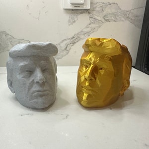 Stylized Sculpture of Donald Trump's Head 3D Printed - Etsy
