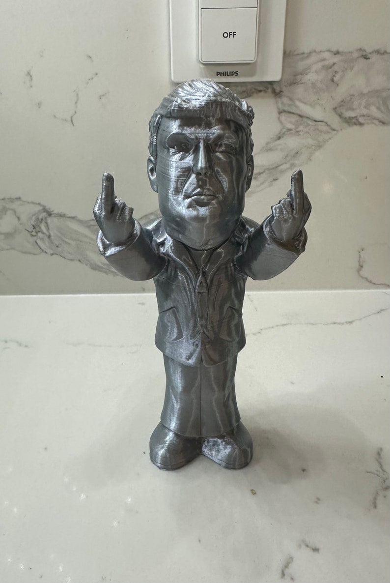 Statue of President Donald Trump Flipping the Bird - A Middle Finger ...