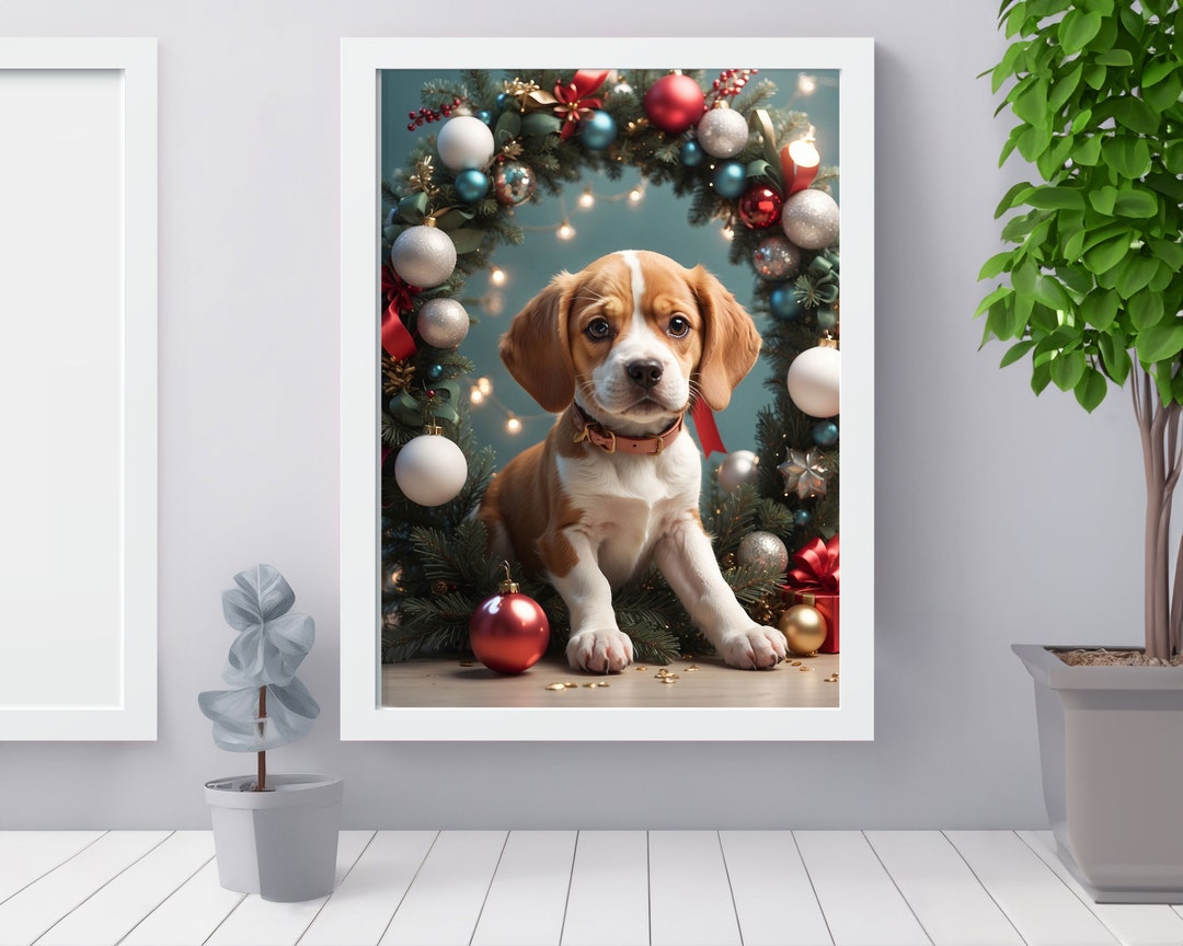 Cute Beagle Digital Art Poster Download - Perfect for Kids' Rooms and ...