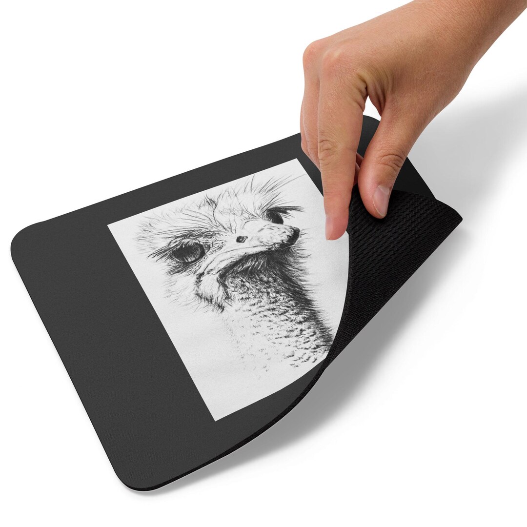 Ollie the Ostrich Mouse Pad - Etsy