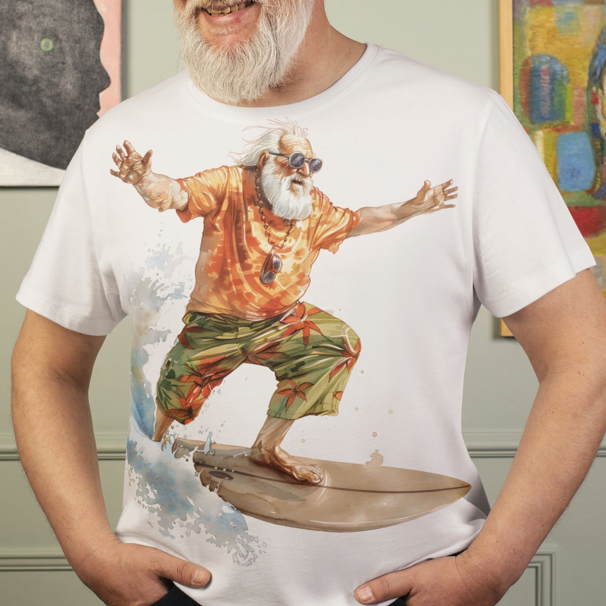 Watercolor Summer Grandparent Clipart Png, Grandma Clipart, Grandpa ...