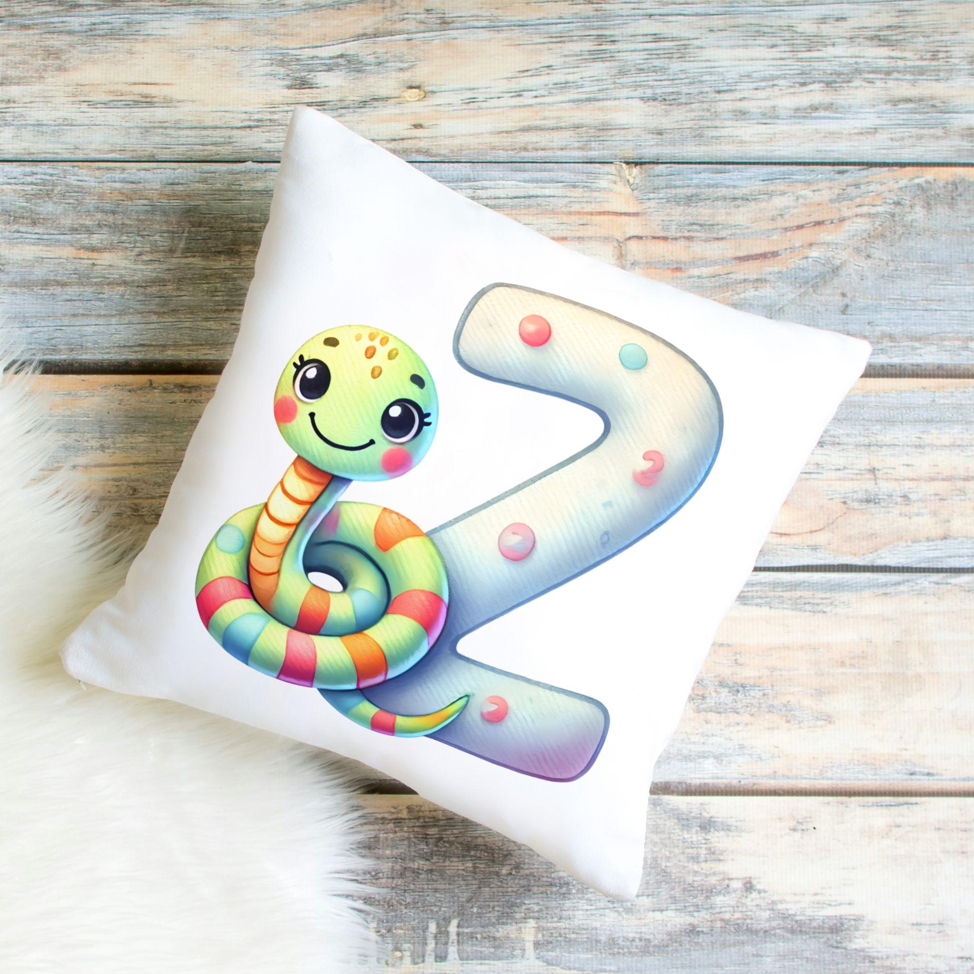 A-Z Snake Alphabet Clipart, Cute Watercolor Snake Letters PNG, Digital ...