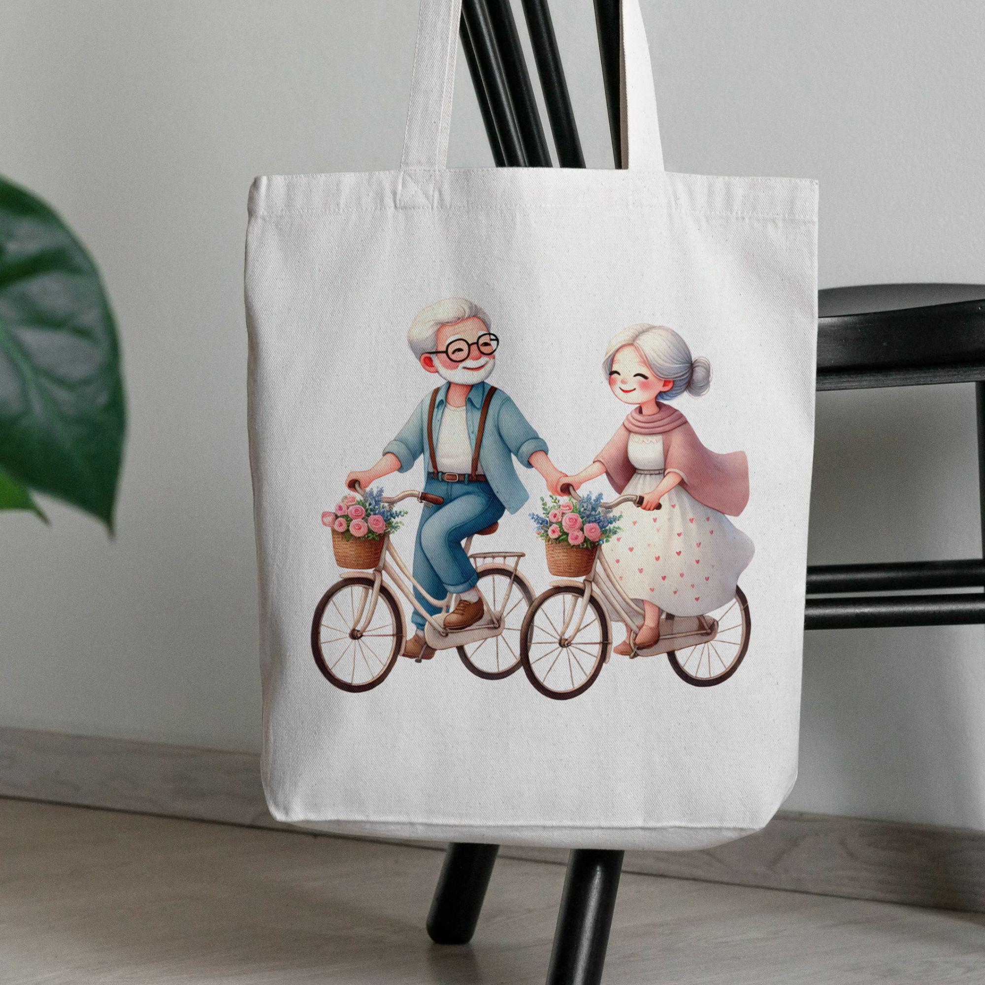 Watercolor Grandparent Couple Clipart, 20 PNG Illustrations (digital ...