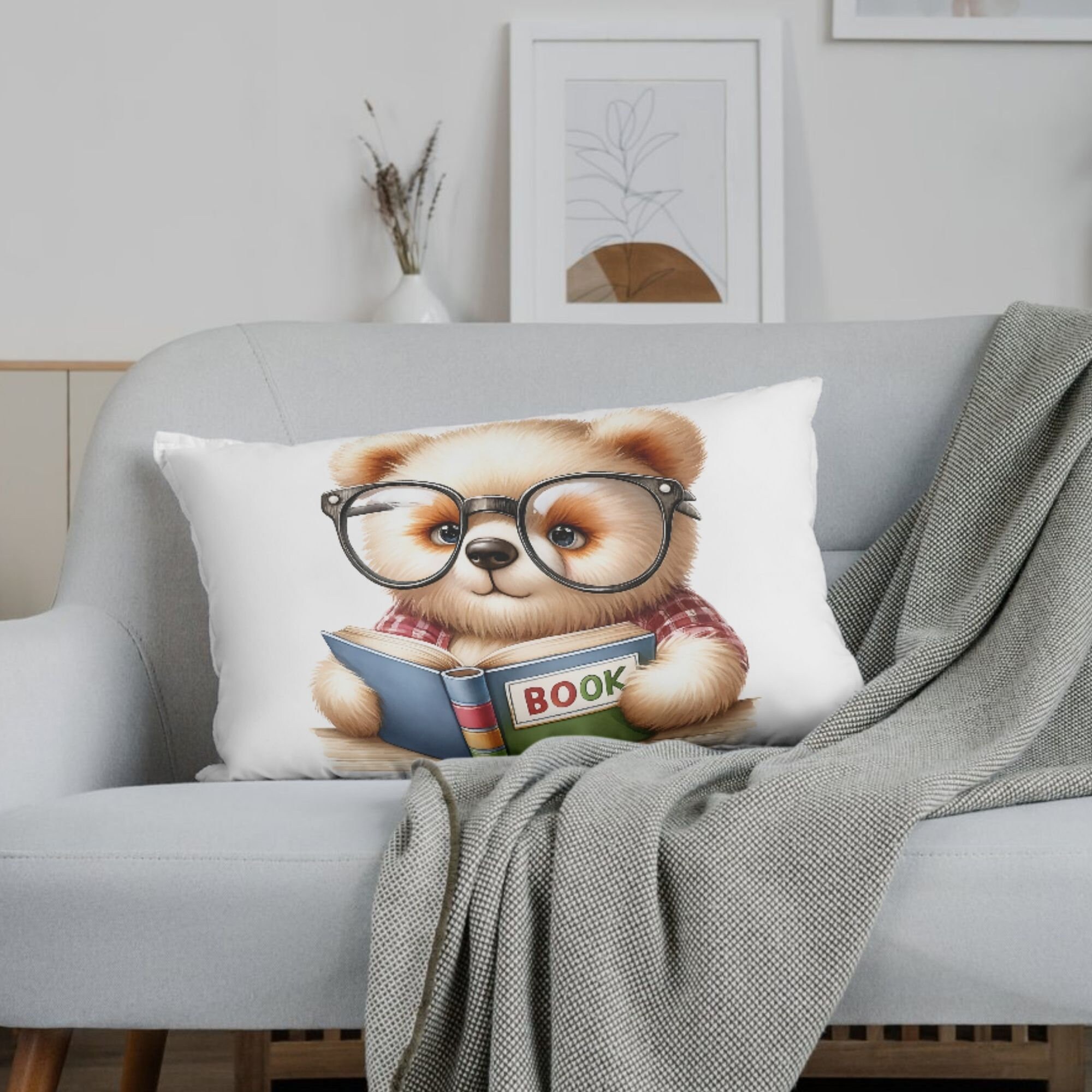 Watercolor Animal Reading Book Clipart, Adorable Animal Clipart ...