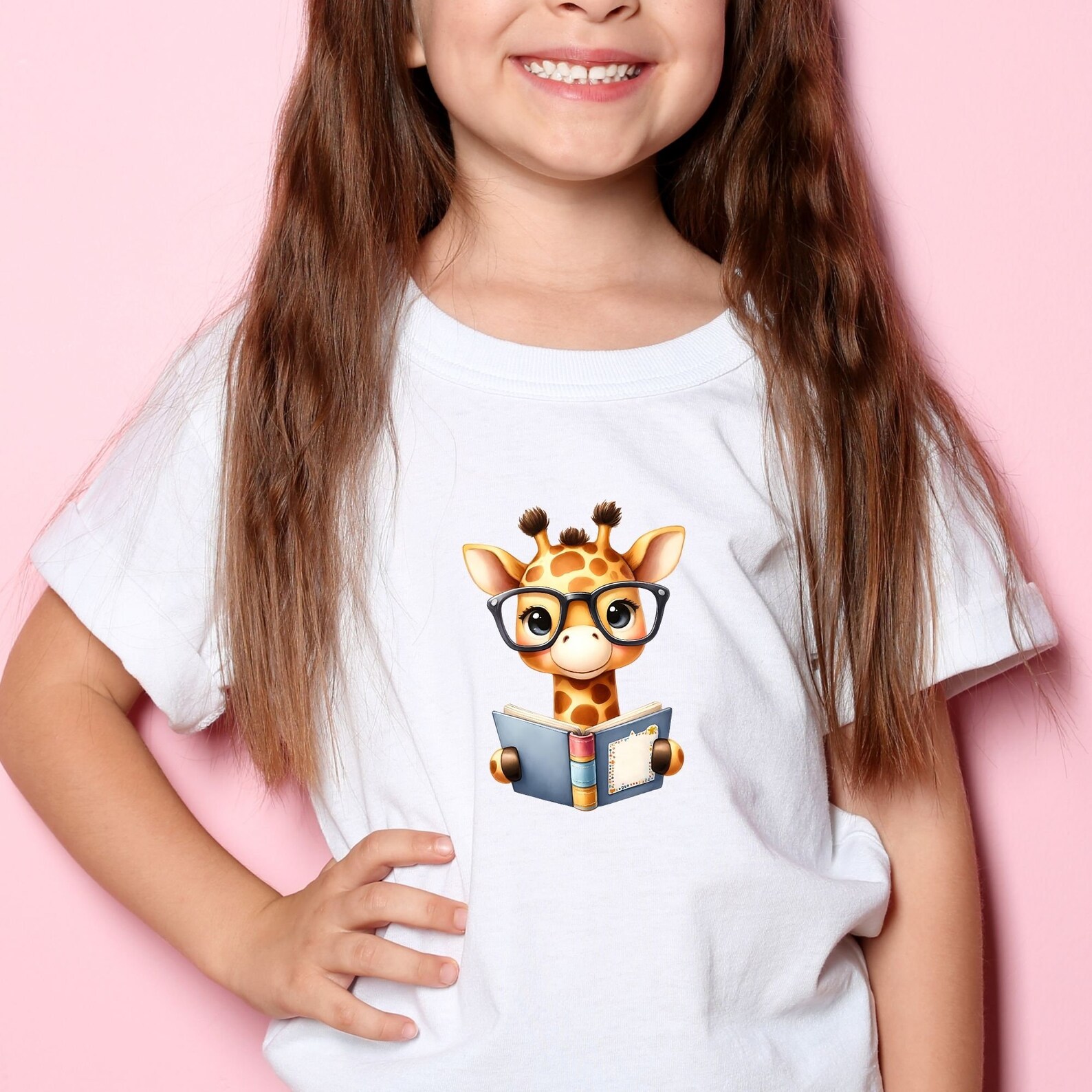 Watercolor Animal Reading Book Clipart, Adorable Animal Clipart ...