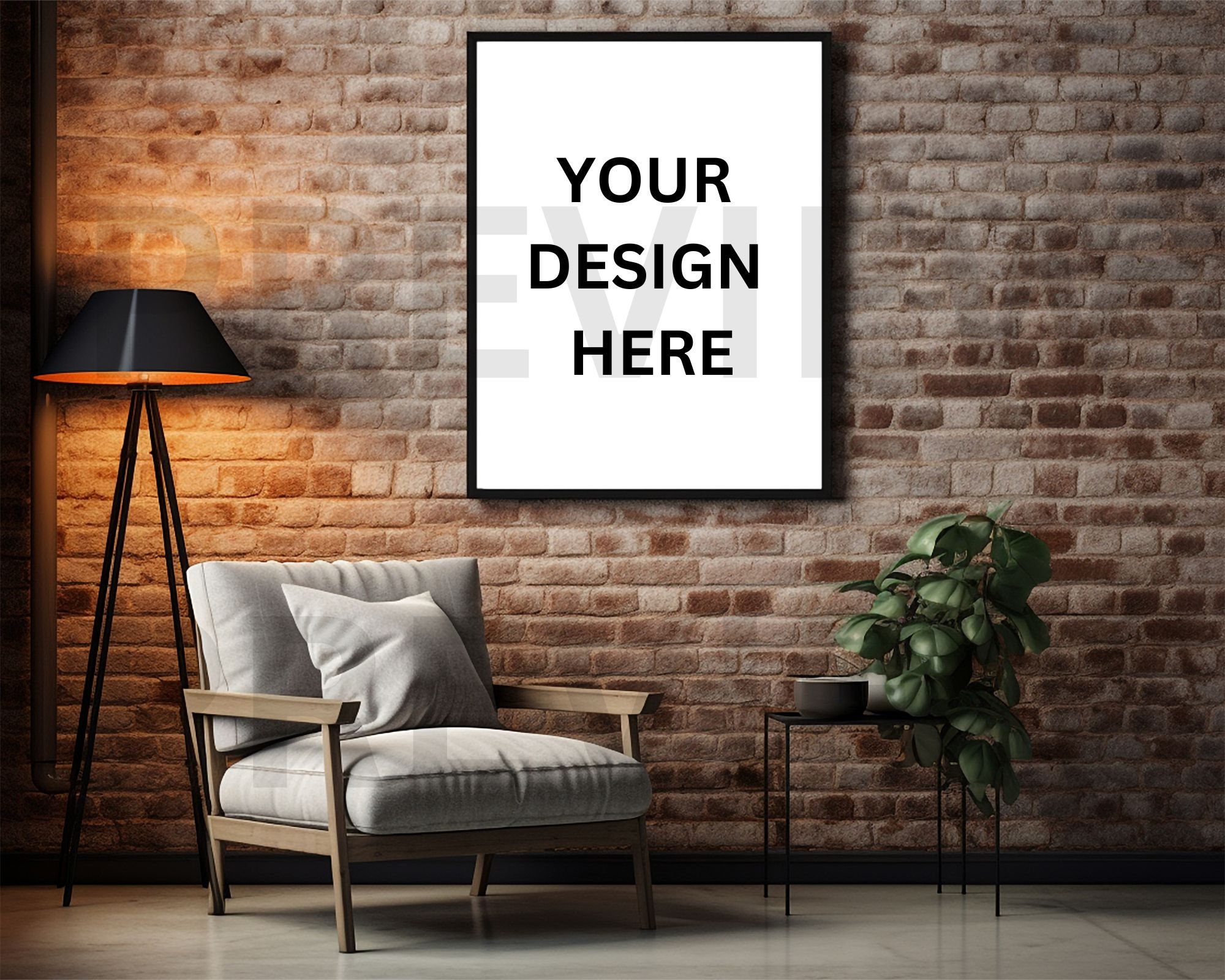 Modern Living Room Mock Ups20x Modern Style, Frame Mock up Bundle ...