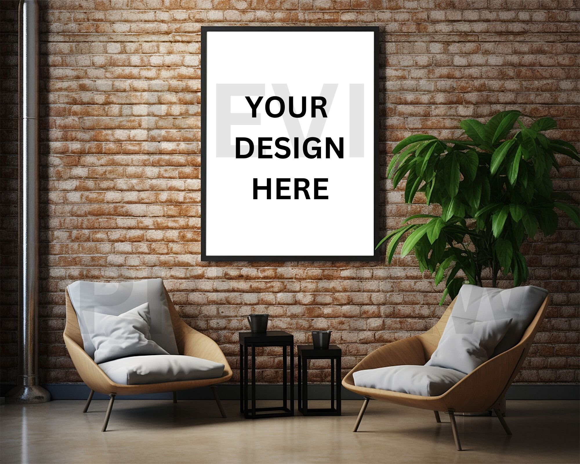 Modern Living Room Mock Ups20x Modern Style, Frame Mock up Bundle ...