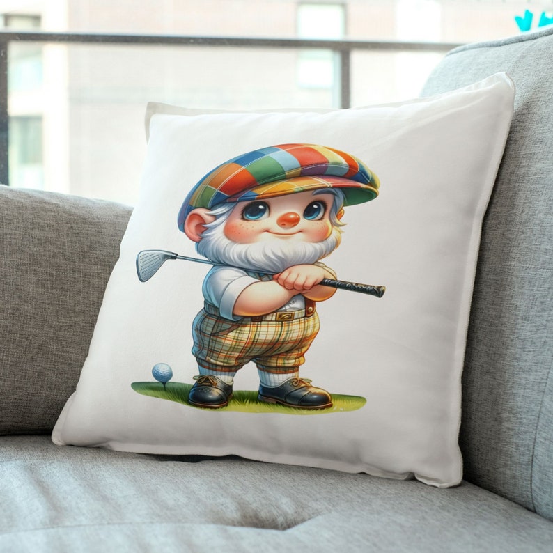 Watercolor Golf Gnome Clipart: Sport Gnomes PNG (instant Download) - Etsy