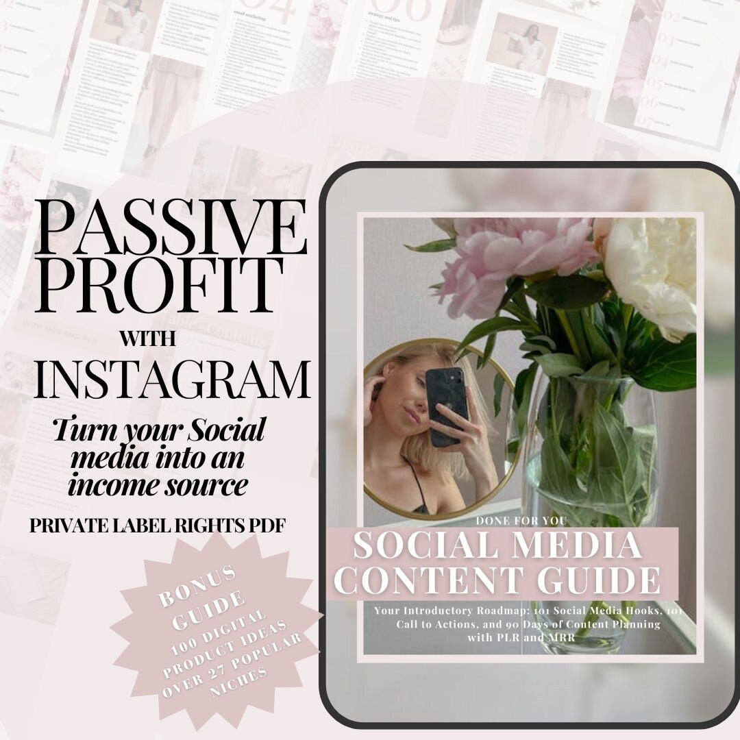 Passive Profit With Instagram Turn Your Social Media Into a Passive ...