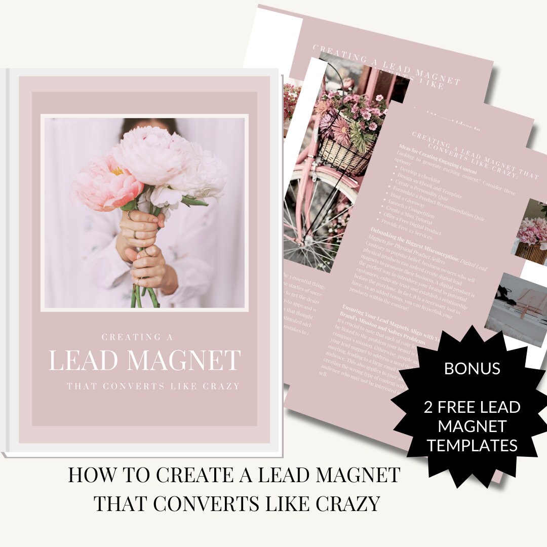 How to Build an Email Marketing List - Lead Magnet Templates for Email ...