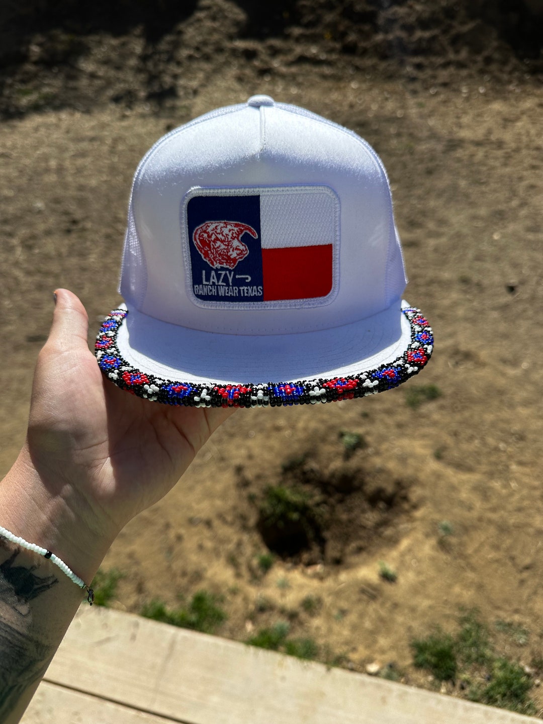 Beaded Ball Cap - Etsy