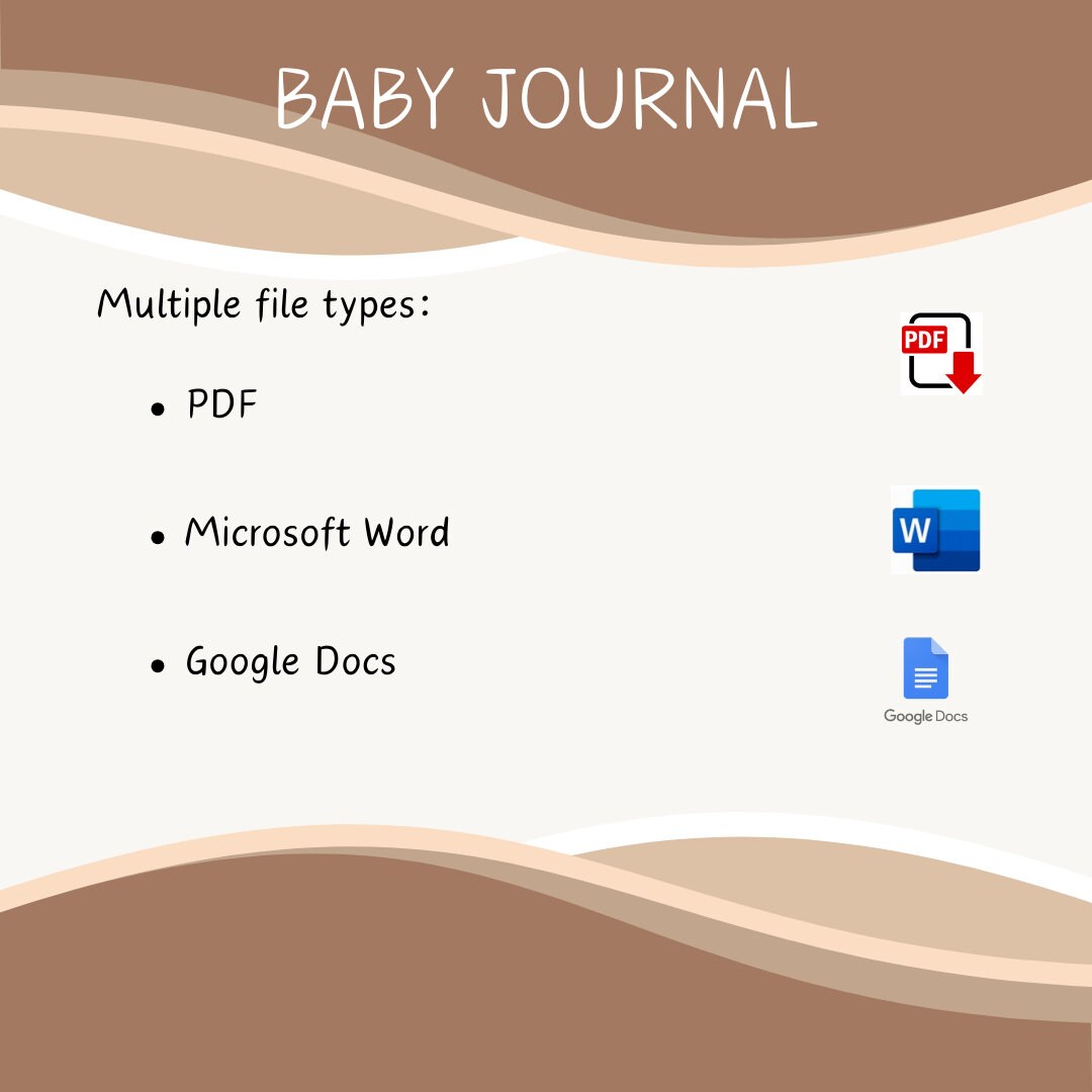 DIGITAL BABY JOURNAL, Baby Daily Log Book, Baby Daily Schedule, Feeding ...