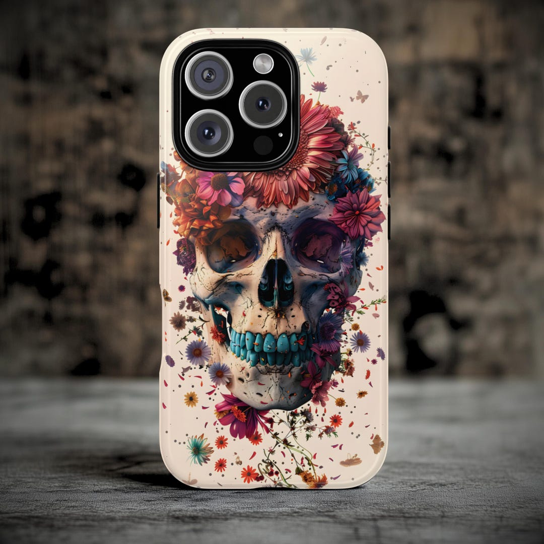 Flowerpunk Pirate Skull Captain Bluetooth Phone Case, Skull Cover ...