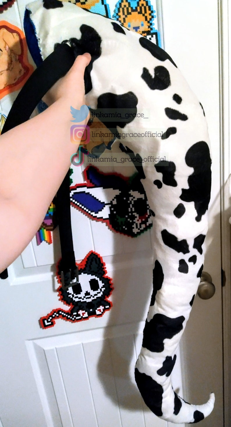 Cow Pattern Fursuit/therian Tail, 3ft - Etsy