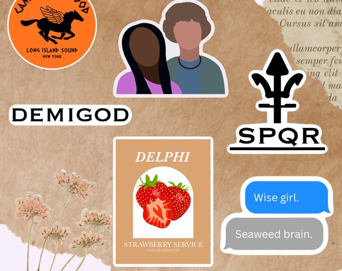 Percy Jackson Sticker Pack Percy Jackson Show Percybeth Kindle Stickers ...