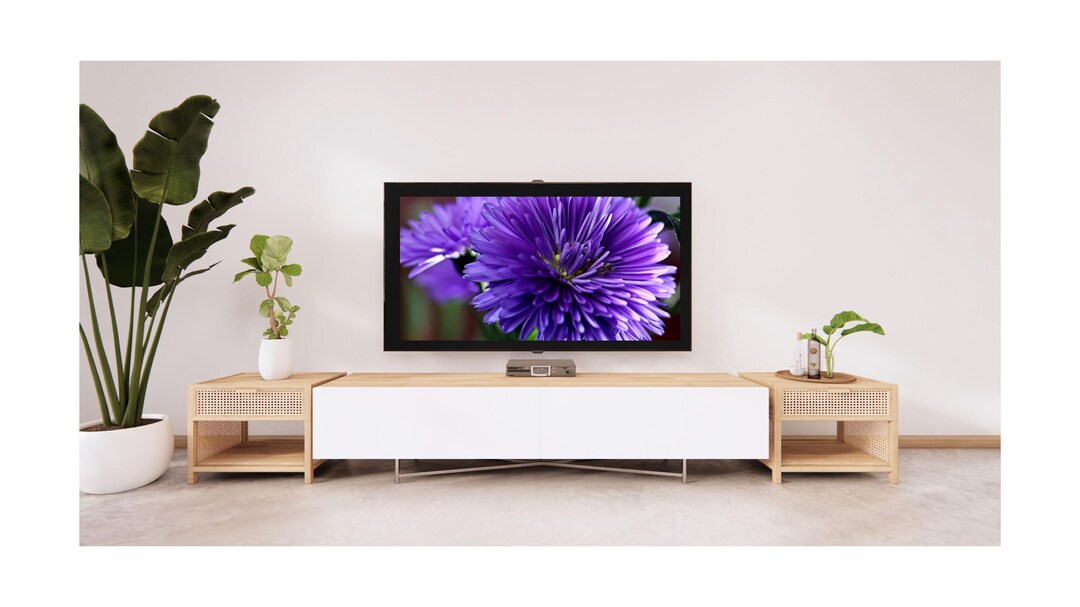 Purple Floral Decor, High Resolution Digital TV Screensaver Bundle ...