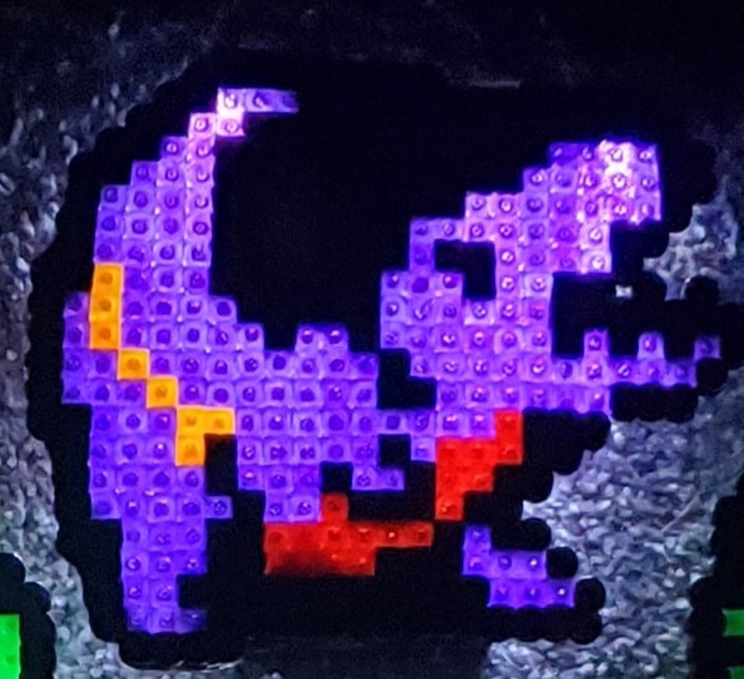 LED Kandi T Rex Necklace: Rave Light Toy Glow Perler Candy Festival Edm ...