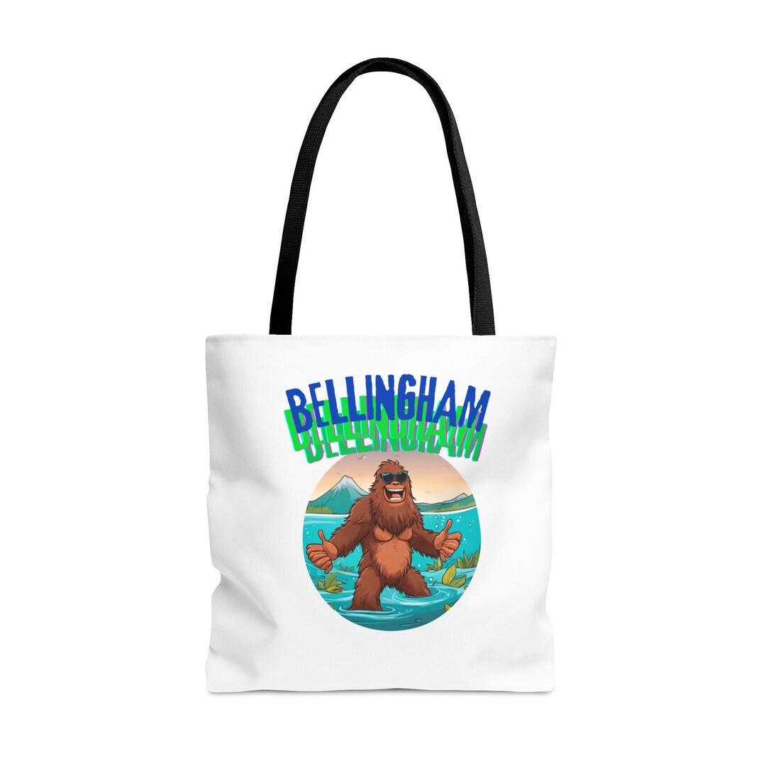 Bellingham Bag, Sasquatch, Bigfoot, Tote Bag (AOP) - Etsy